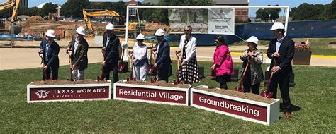 Ceremonial Groundbreaking Of New Residential Village Celebrated At
