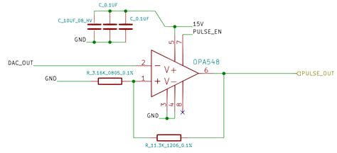 Operational Amplifier OPA Not Generating Correct Output Pulse Electrical Engineering