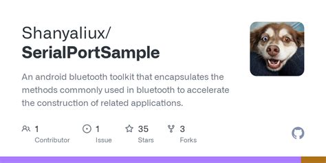 GitHub Shanyaliux SerialPortSample An Android Bluetooth Toolkit That Encapsulates The Methods