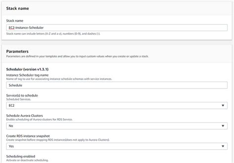 how to schedule ec2 instances using aws instance scheduler