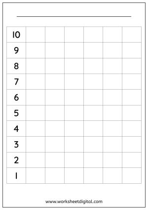 Blank Graph Template Worksheet Digital 1 Teacher Made Resources