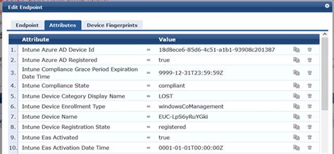 Intune Attributes Security