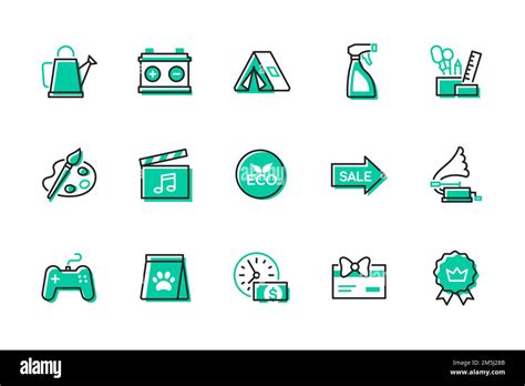 Hobbies And Entertainment Set Of Line Design Style Icons Stock Vector Image And Art Alamy