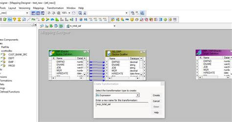 informatica etl expression transformation in informatica