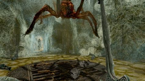 Frostbite Spider Dies Instantly In Bleak Falls Barrow Skyrim