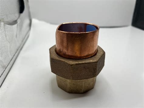 Nibco Genuine 733 LF 2 Lead Free Bronze Solder Pressure Union C X C NSF 61 G EBay