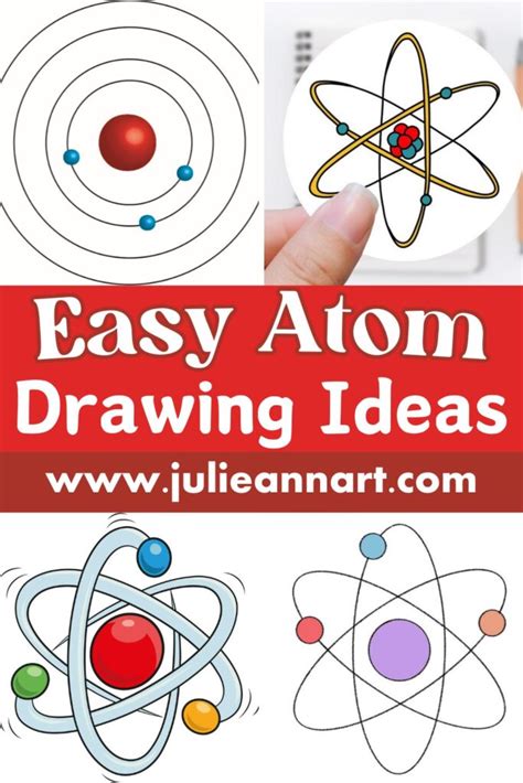 Easy Atom Drawing Ideas With Step By Step Guides