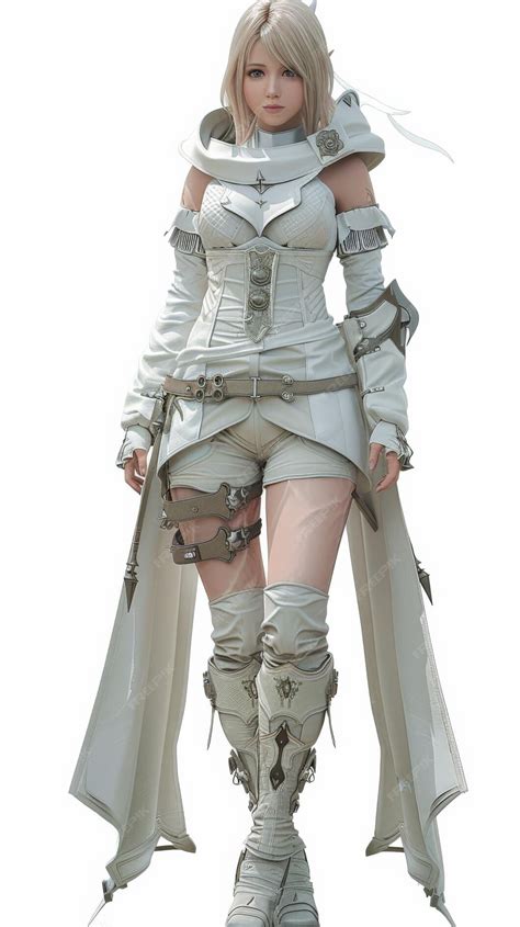 A Stunning Model Showcases A Beautiful Cosplay Costume With Ethereal