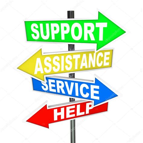Asistencia De Servicio Soporte Ayuda Arrow Signs Point To Solution 2023