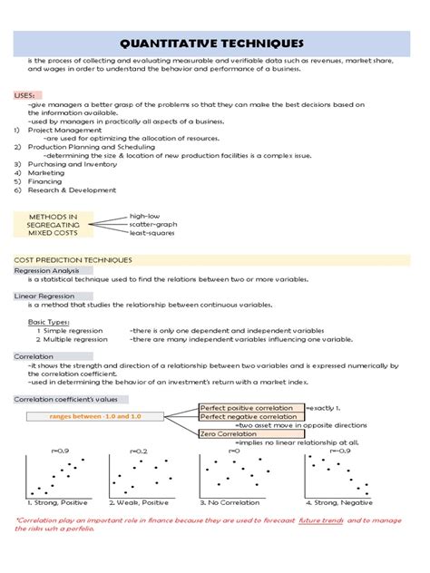 quantitative techniques pdf forecasting regression analysis