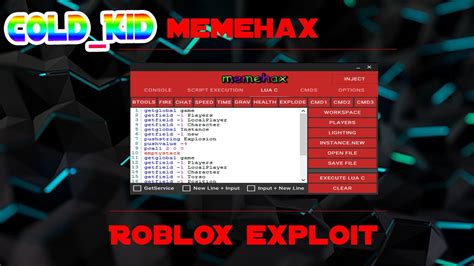 Roblox Memehax Demo Lua C Executor Script Executor And Much Much