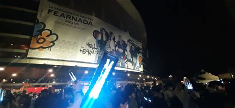 Le Sserafim Community Post Fearnada With Fearnot 첫 포스트를 첫 팬미팅 후기로 적어