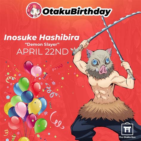 🎂happy Birthday🎁 To Inosuke 🥳party Time Yatta🎉 Liz🌸 Animebirthday Otakubirthday