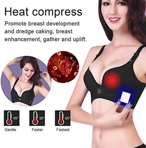 Elektrischer Brustmassage BH Infrarot Heizung Vibration