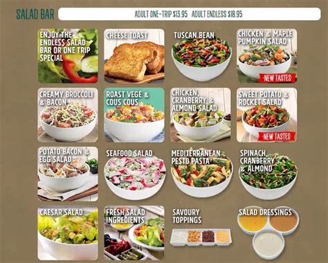 Menu At Sizzler Restaurant Shailer Park Hyperdome Shopping Centre