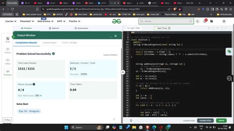 Gfg160 Geekstreak2025 100daysoflearning Codingjourney Keeppushing