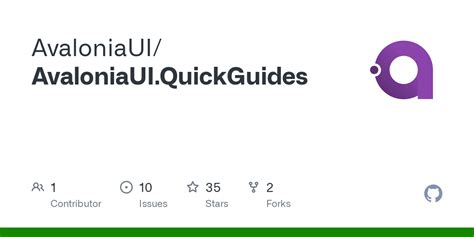 Issues · Avaloniauiavaloniauiquickguides · Github