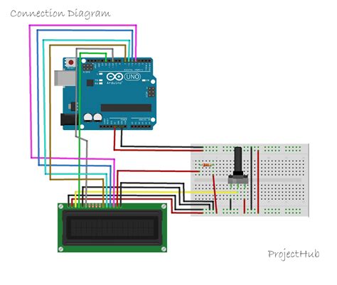Project Hub LCD Display Interface With Arduino