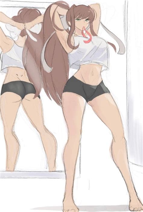 Doki Doki Literature Club Rakeemspoon Ass Breasts Clothed Rule 34 XYZ