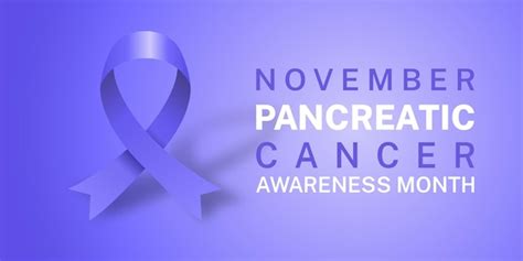 Free Vector Pancreatic Cancer Awareness Banner