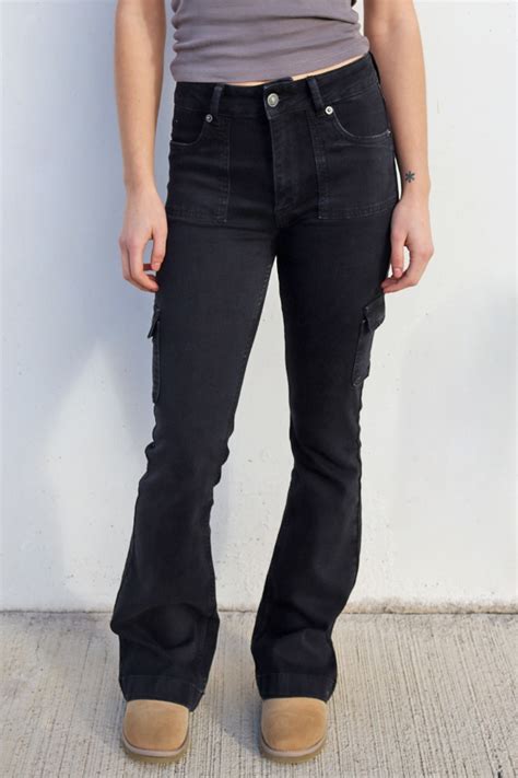 Pockets Flared Jeans Collection 2023 Subdued