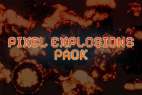 Pixel Explosions Pack Fire And Explosions Unity Asset Store