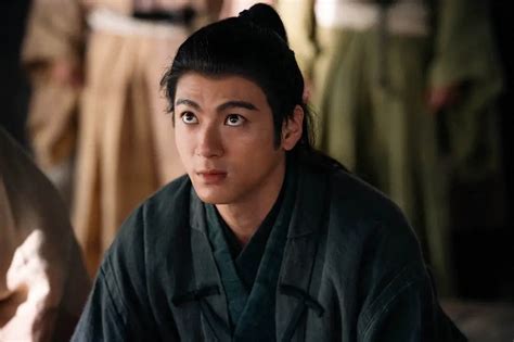 大河ドラマ「どうする家康」最終回（第48話）。徳川家康に感謝を伝える榊原康政（小平太）（杉野遥亮）（c）nhk スポニチ Sponichi