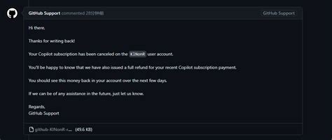 离谱，找github工单对线copilot，结果扣了我16美元 17，来自 Klnonr 搞七捻三 Linux Do