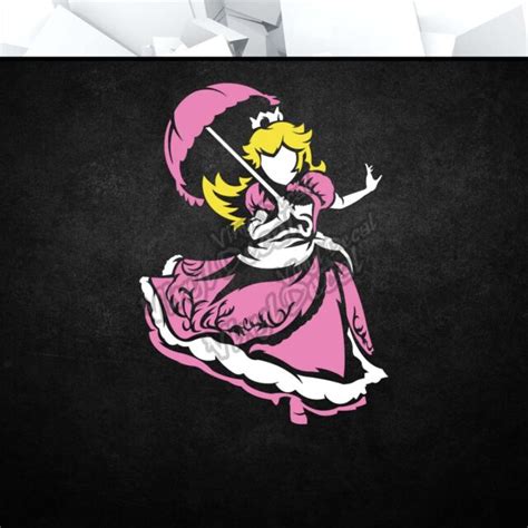 Princess Peach Vinyl Decal Sticker Video Game Car Laptop Pc Tower