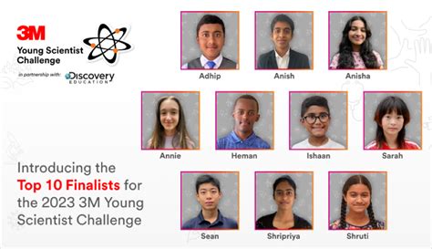 3m Young Scientist Challenge Announces 2023 National Finalists Pci