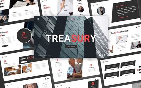 Treasury Finance Presentation PowerPoint Template