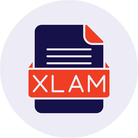 Xlam File Format Vector Icon 31762889 Vector Art At Vecteezy