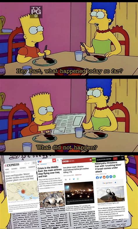 Bart Shows Marge The Newspaper Template Rmemetemplatesofficial
