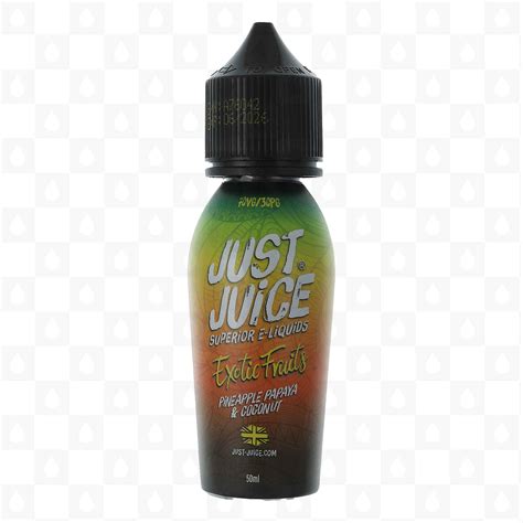 Pineapple Papaya And Coconut By Just Juice E Liquid Shortfill E Liquid