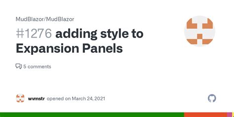 adding style to expansion panels · issue 1276 · mudblazor mudblazor