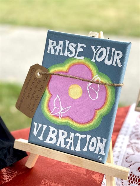 Raise Your Vibrations Painting Etsy