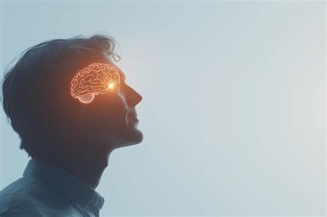 Neuron Synaptic Signal And Molecular Neuroscience Side Profile Of Man