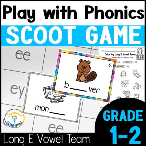 Long Vowel E Teams Sor Sorts And Worksheets Dynamic Learning Resources