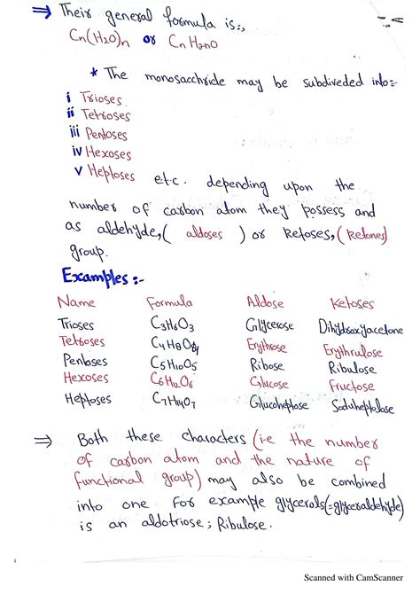 SOLUTION Carbohydrates And Classification Of Carbohydrates Studypool