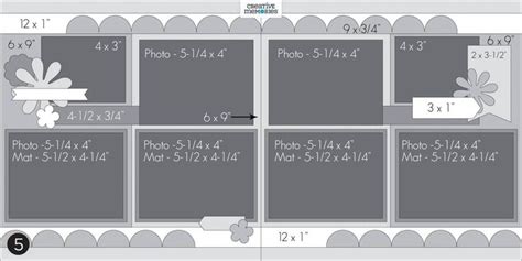 Pin On Scrapbook Page Sketches Scrapbook Design Layout Scrapbook
