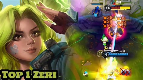 Wild Rift China Zeri Adc Top 1 And New Manamune Op Build Runes Wild