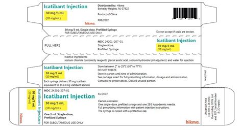 Icatibant Injection Package Insert