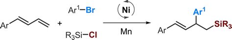 Nickel‐catalyzed Cross‐electrophile 12‐silyl‐arylation Of 13‐dienes