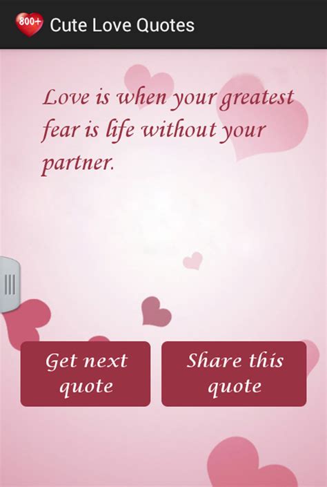 Cute Love Quotes Apk สำหรับ Android ดาวน์โหลด