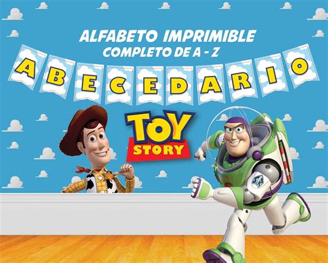 Toy Story Banner Instant Download Full Alphabet Birthday Etsy