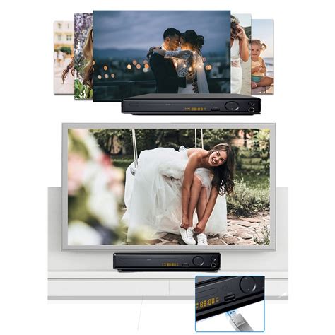 Купить DVD-плеер 4K UHD HD с HDMI USB AV для телевизора: отзывы, фото и ...