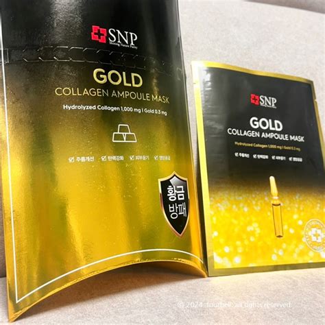 Snp 골드 콜라겐 마스크팩 Px마스크팩추천 네이버 블로그
