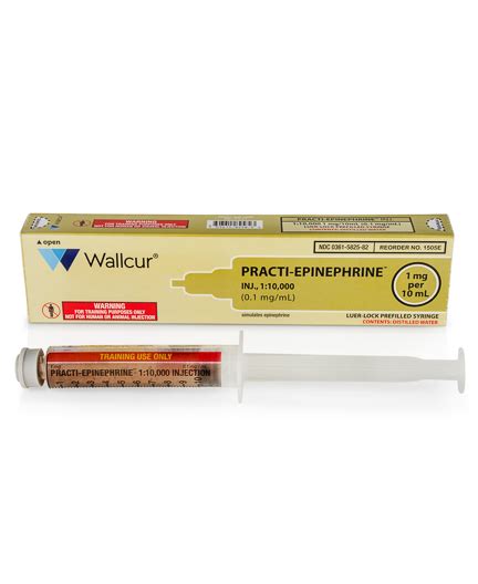 Practi Epinephrine™ Iv Code Med For Training Bound Tree