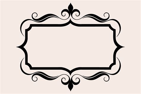 Elegant Scroll Frame With Ribbon Banner Graphic By Nurearth · Creative