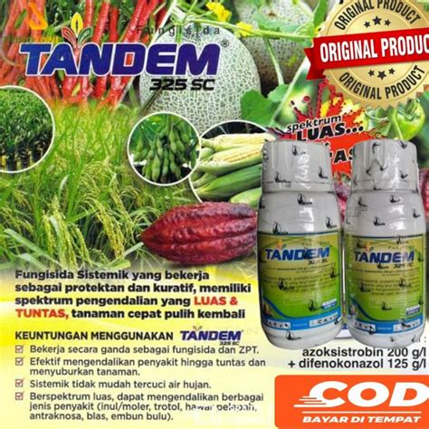 Fungisida TANDEM SC Fungisida Kemasan Ml Untuk Tanaman Busuk Daun Obat Hawar Pelapah